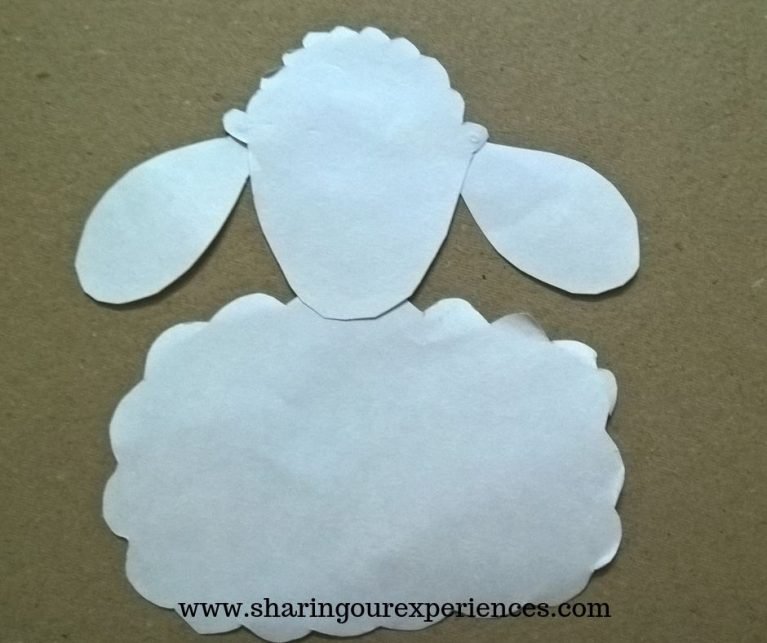 How to make Sheep Finger puppet - Sharing Our Experiences