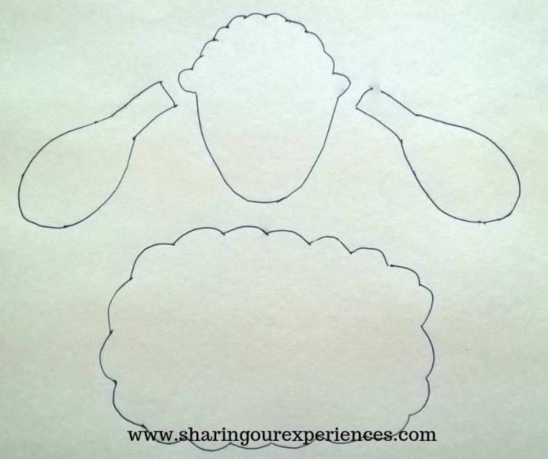 How to make Sheep Finger puppet - Sharing Our Experiences