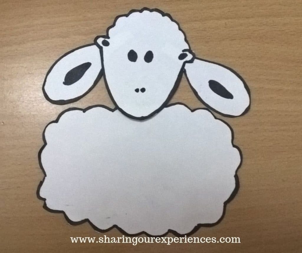 How to make Sheep Finger puppet - Sharing Our Experiences