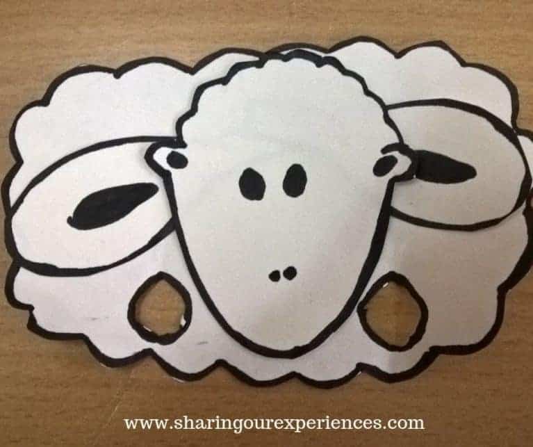 How to make Sheep Finger puppet - Sharing Our Experiences
