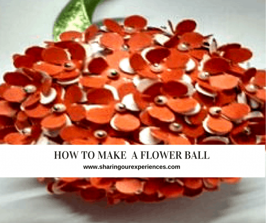 DIY Flower Ball - Sharing Our Experiences