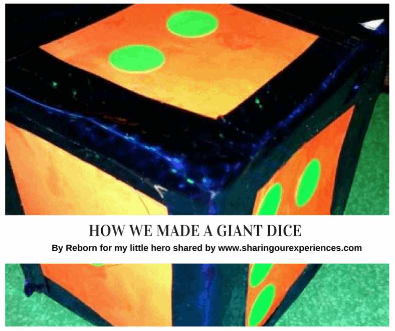 How we made a Giant Dice - Sharing Our Experiences