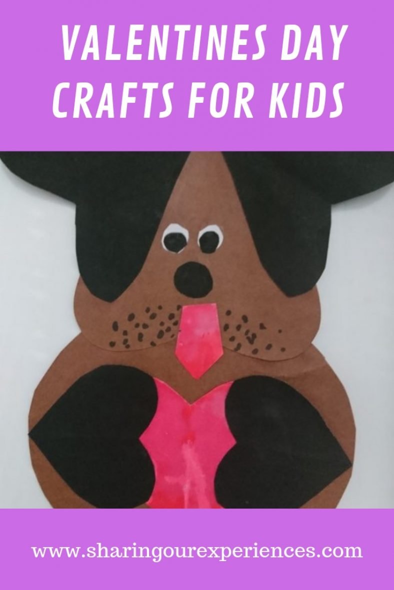 Valentines Day Heart shaped Dog craft - Sharing Our Experiences