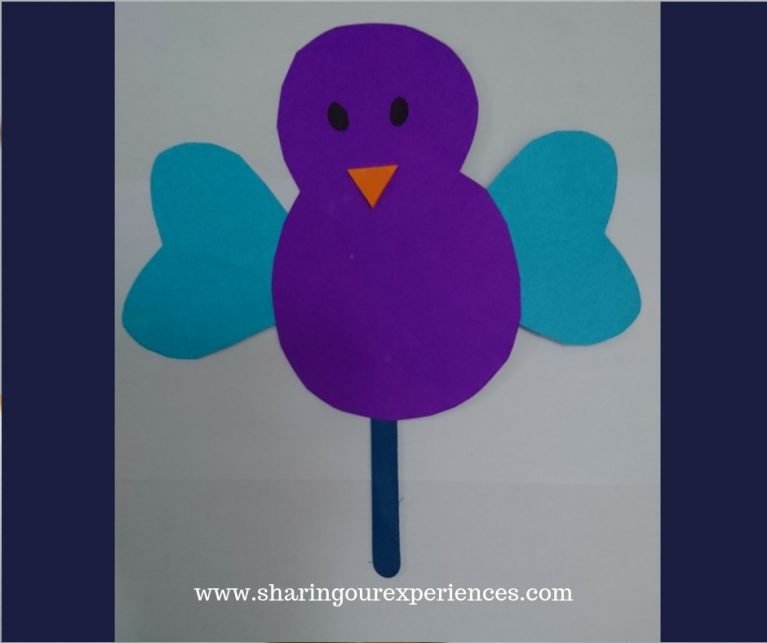 How to make Paper Heart Bird Craft for kids - Easy and so cute ...
