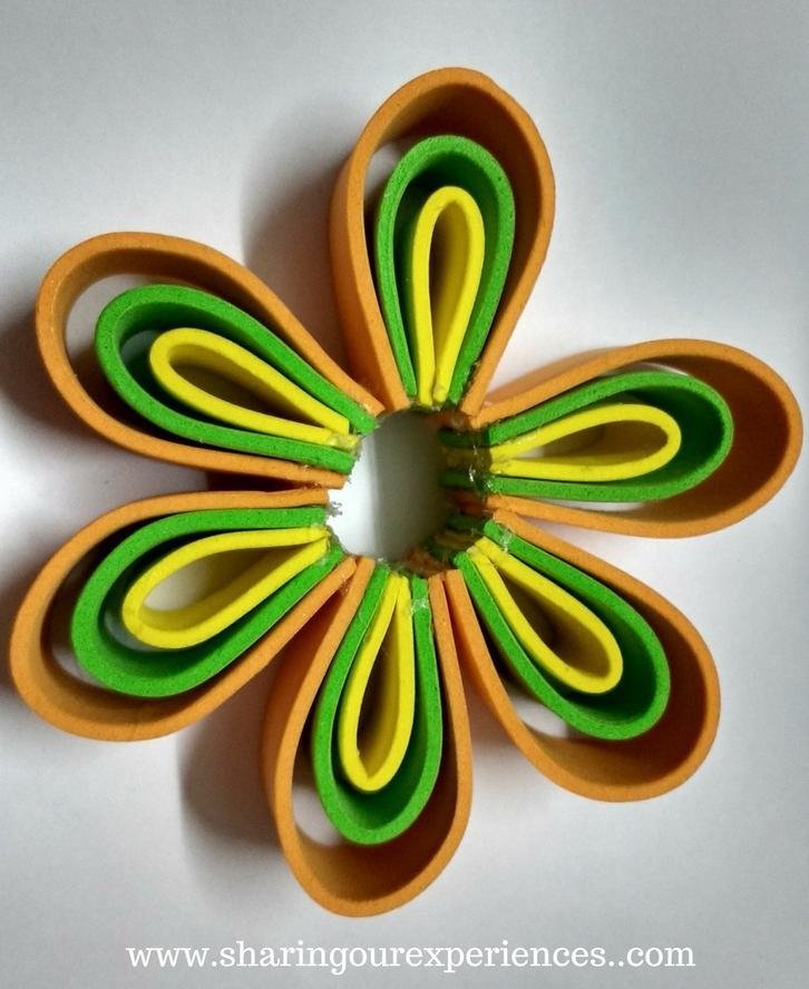 Super Easy Foam Flowers | Must try with kids - Sharing Our Experiences
