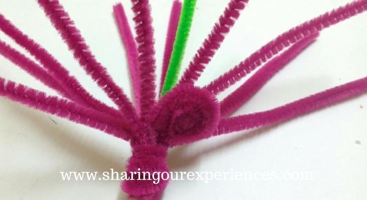 How to make rose with Pipe cleaner| Easy Pipecleaner rose craft ...