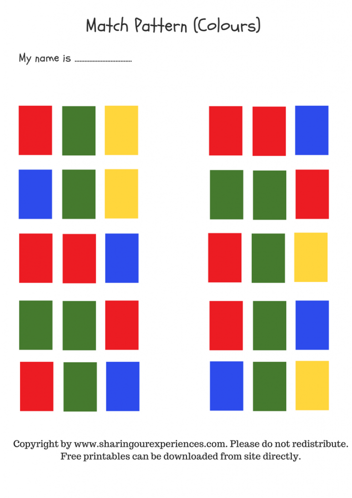 Easy Visual Discrimination Free Worksheets For Toddlers Preschoolers Easy Visual Discrimination Free Worksheets For Toddlers Preschoolers