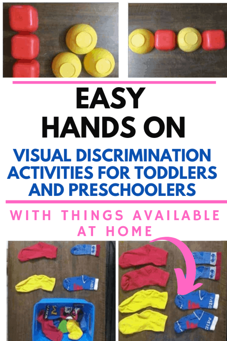 Easy Visual discrimination activities and games for preschoolers - with ...
