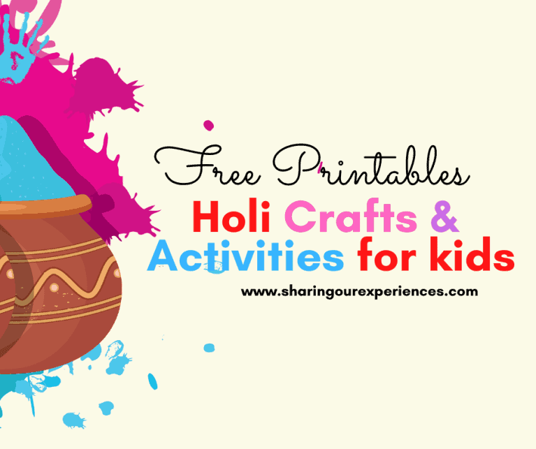Fun Holi Crafts for preschoolers and Activities for kids - Download ...