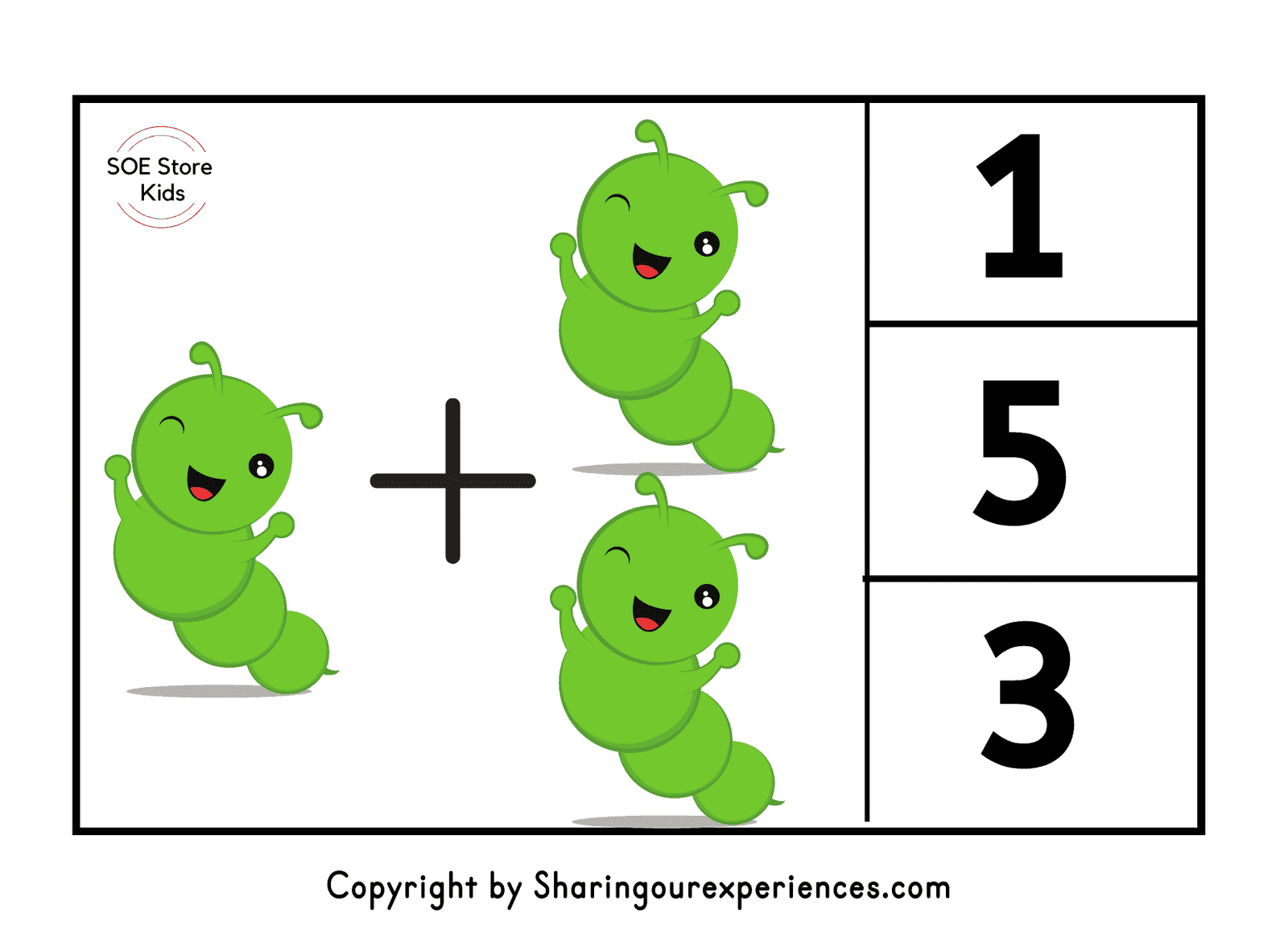 Free addition clip cards for Kindergarten kids - Great for beginners ...
