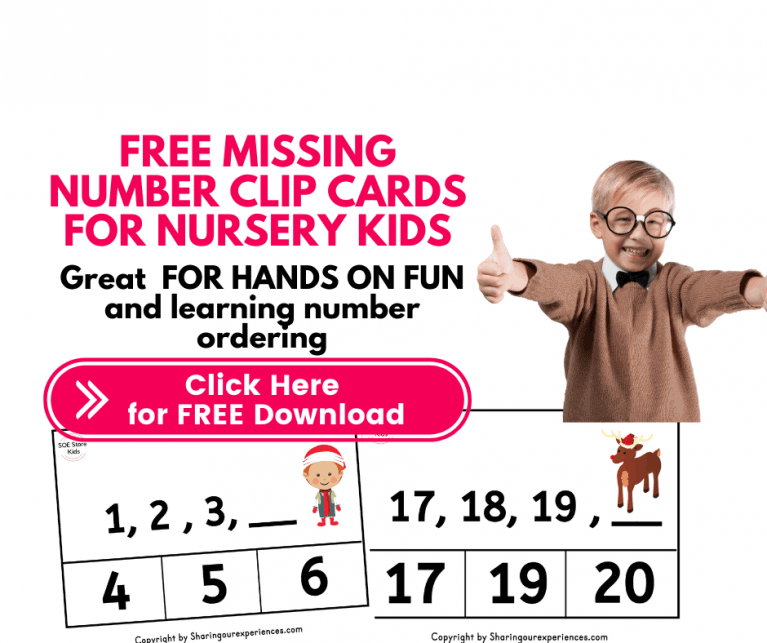 Free Printable Missing Number Worksheets 1-20 Clip Cards for What Comes ...