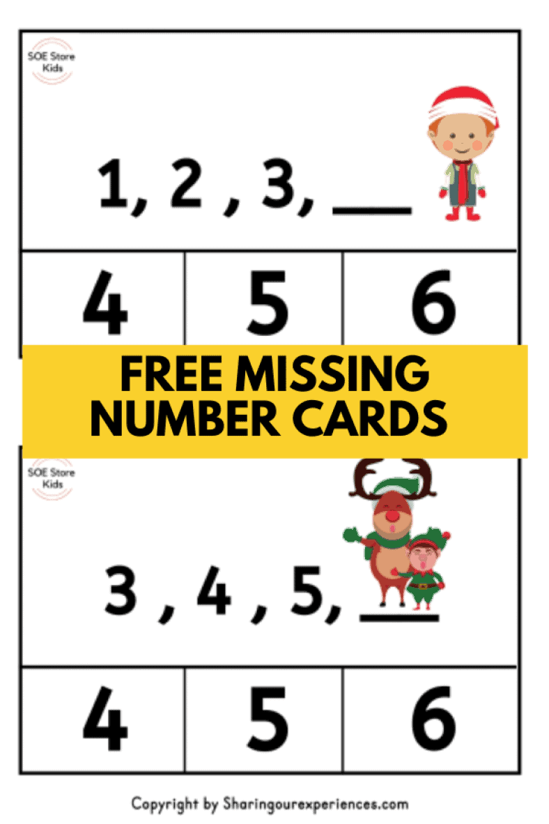 Free Printable Missing Number Worksheets 1-20 Clip Cards for What Comes ...