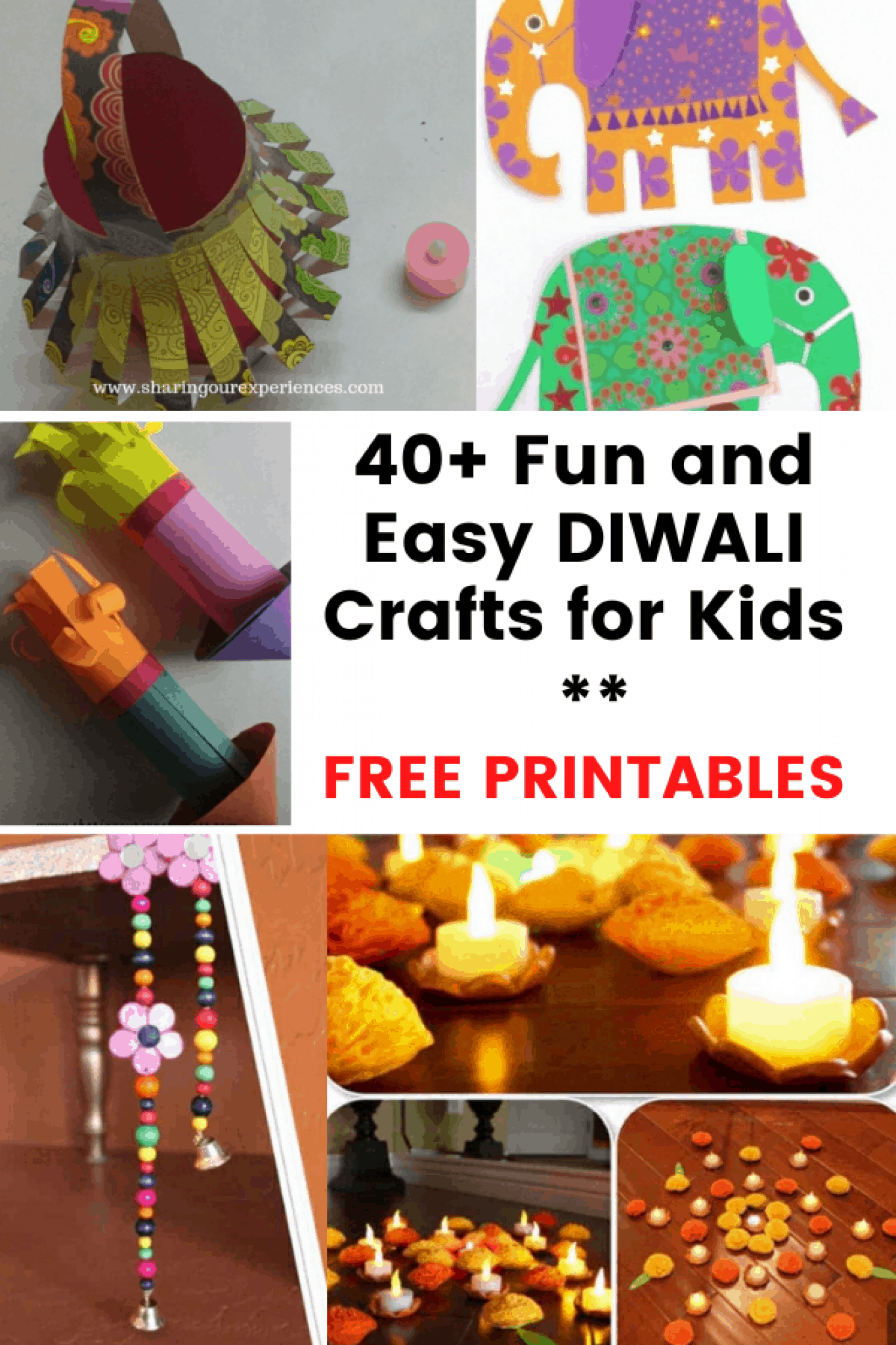 40+ Handpicked Diwali Activities Crafts for Kids (Free printables) DIY ...