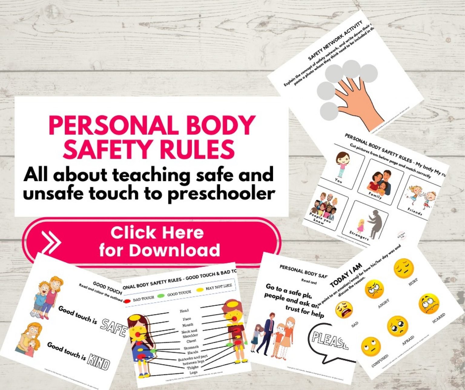 Teaching Preschoolers About Safe and Unsafe Touch: Best Books and ...