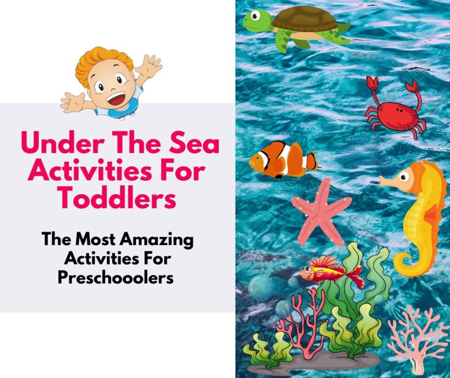 Teach Your Child About Ocean & Life At Ocean- Simple Play Ideas With ...