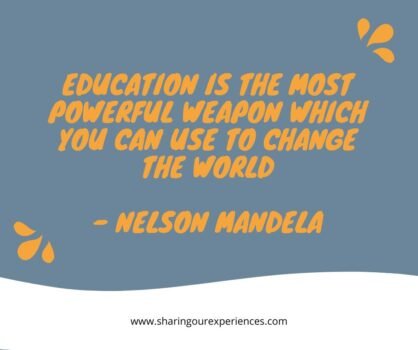 Thought of The Day for Parents and Kids - Sharing Our Experiences