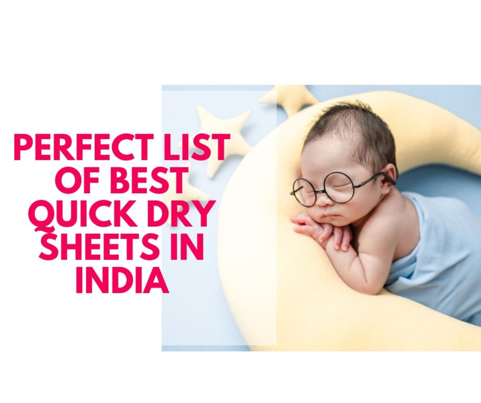 Best quick dry sheet for baby in India (September 2023) - Sharing Our ...
