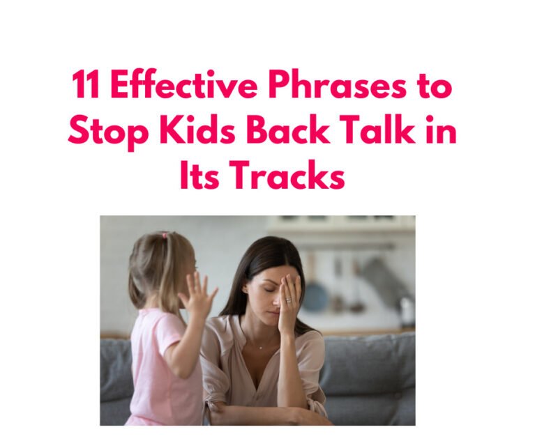 Stop Kids Back Talk in Its Tracks: 11 Effective Phrases You Need to ...