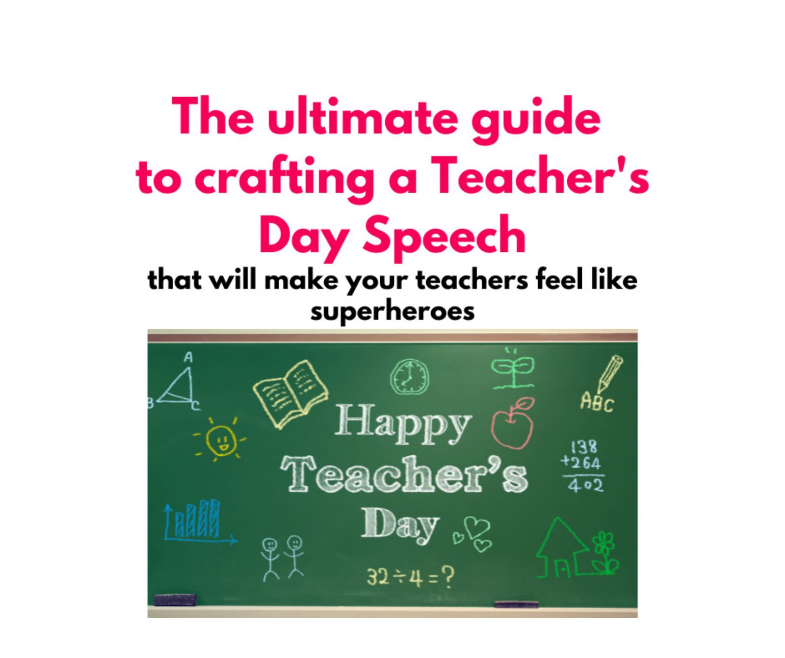 The ultimate guide to crafting a Teacher's Day Speech that will make ...