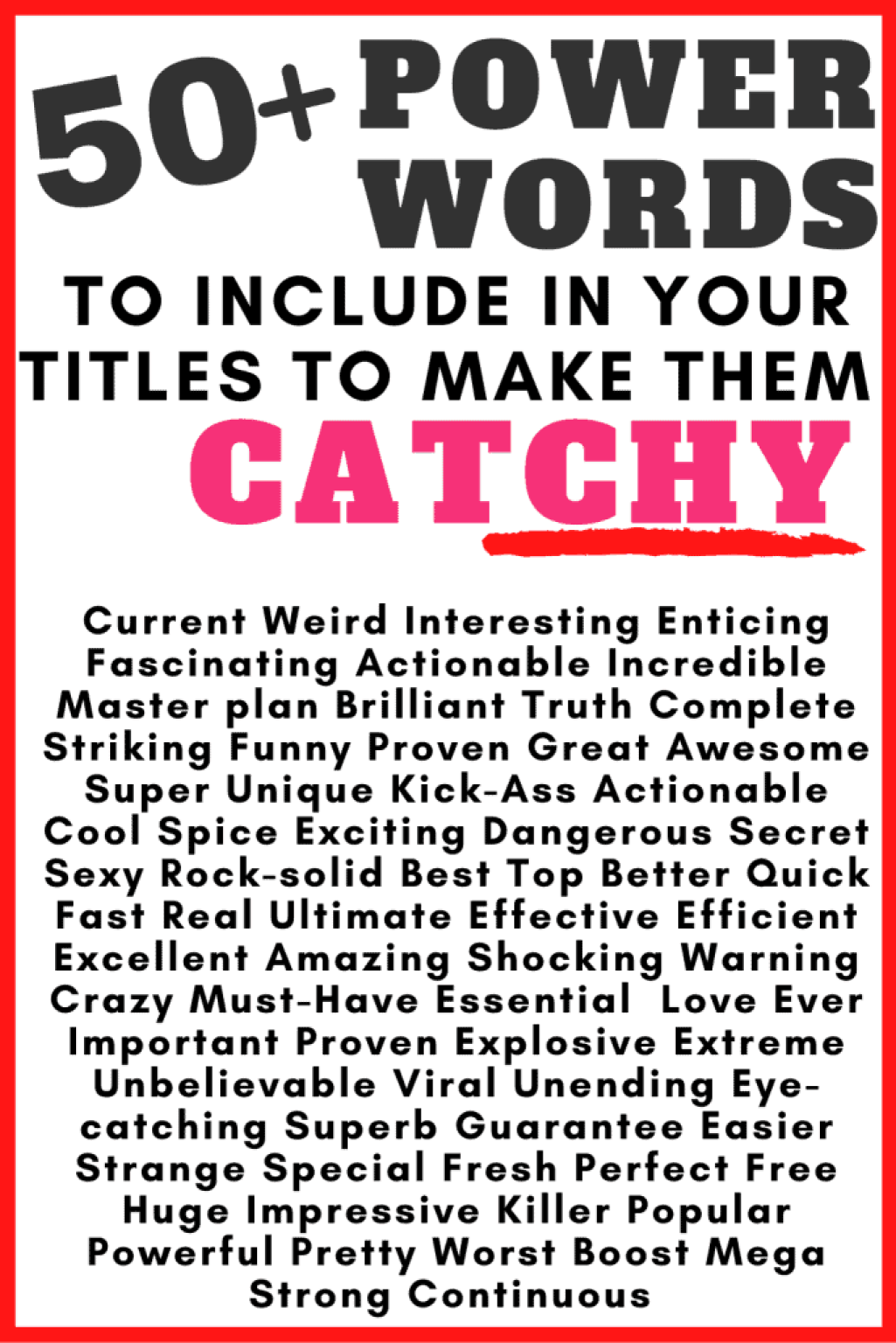 How to write Catchy headings - Sharing Our Experiences